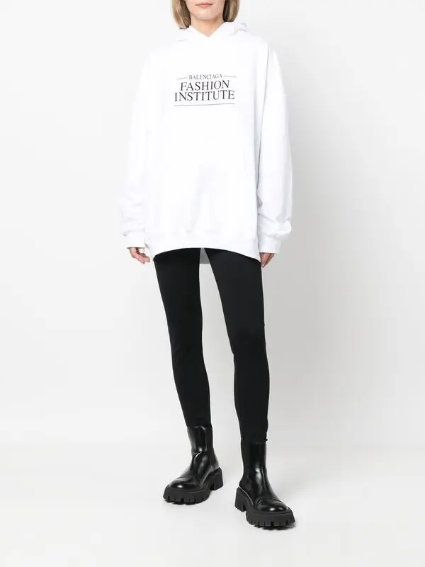 Balenciaga Slogan-print Hoodie