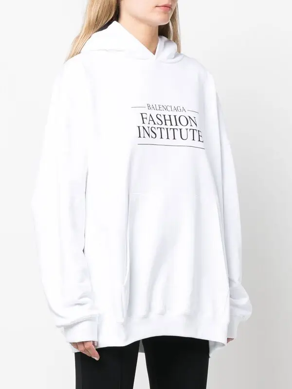 Balenciaga Slogan-print Hoodie
