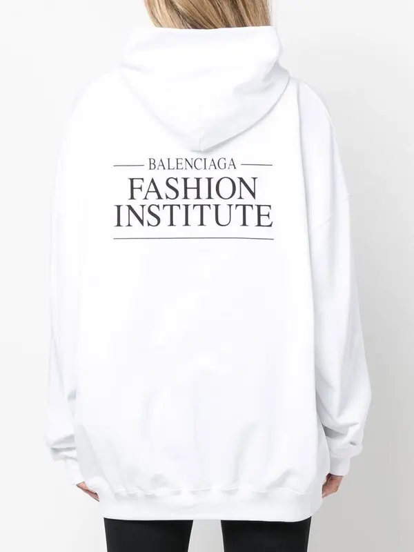 Balenciaga Slogan-print Hoodie