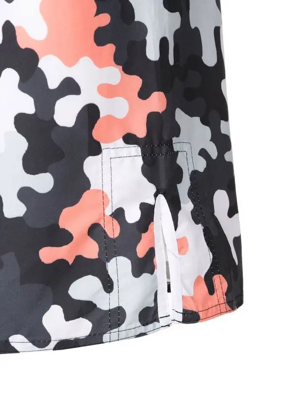 AMIR SLAMA Camouflage Print Bermuda Shorts - Multicolour