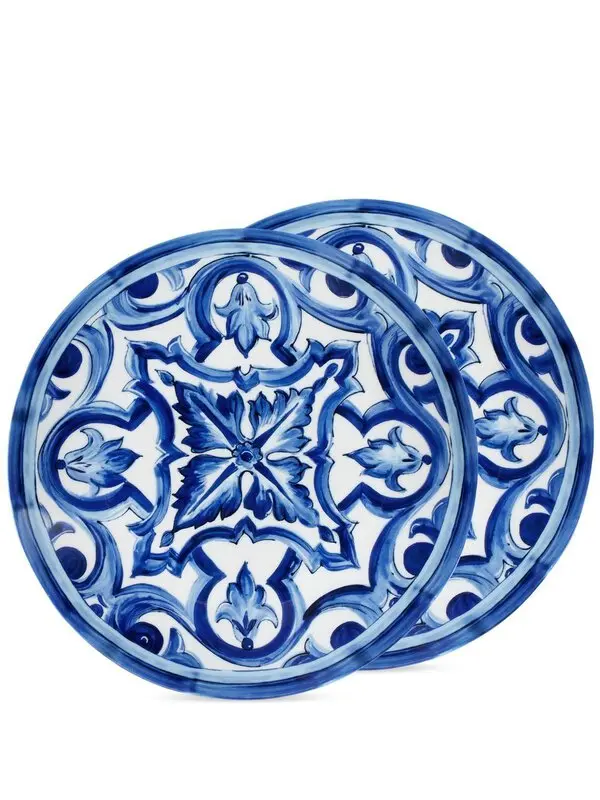 Dolce & Gabbana Set-of-two Dinner Plates - Blue