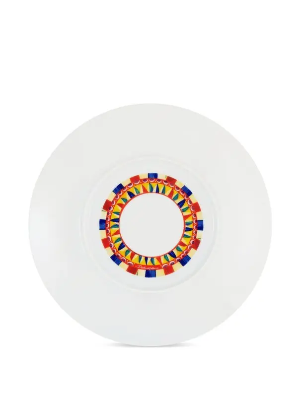 Dolce & Gabbana Knight-print Charger Plate
