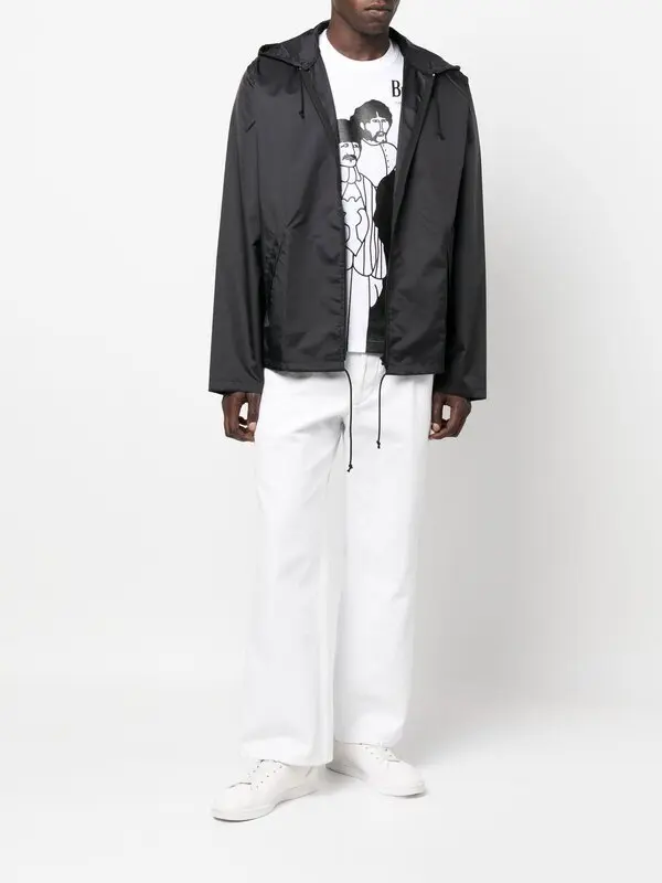 Comme Des Garçons The Beatles Graphic Print Hooded Jacket
