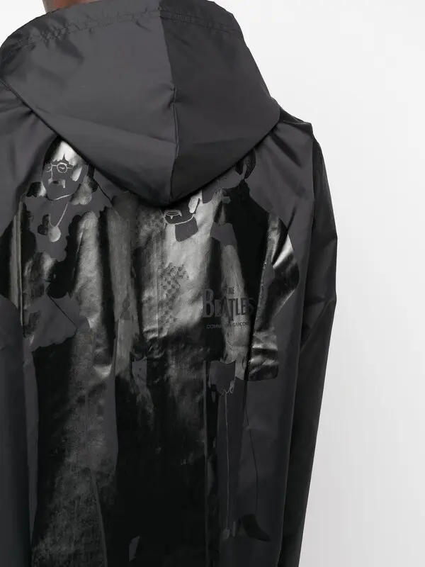 Comme Des Garçons The Beatles Graphic Print Hooded Jacket