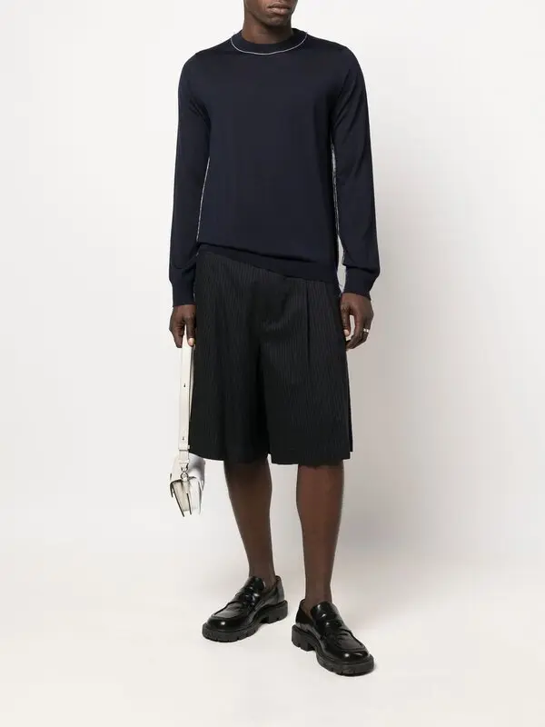 MAISON MARGIELA Work-in-progress Wool Jumper - Blue