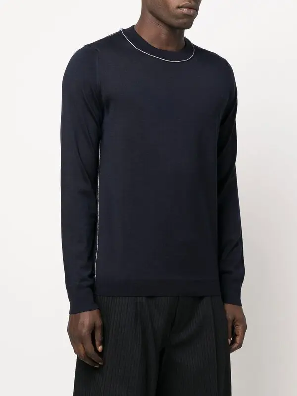 MAISON MARGIELA Work-in-progress Wool Jumper - Blue