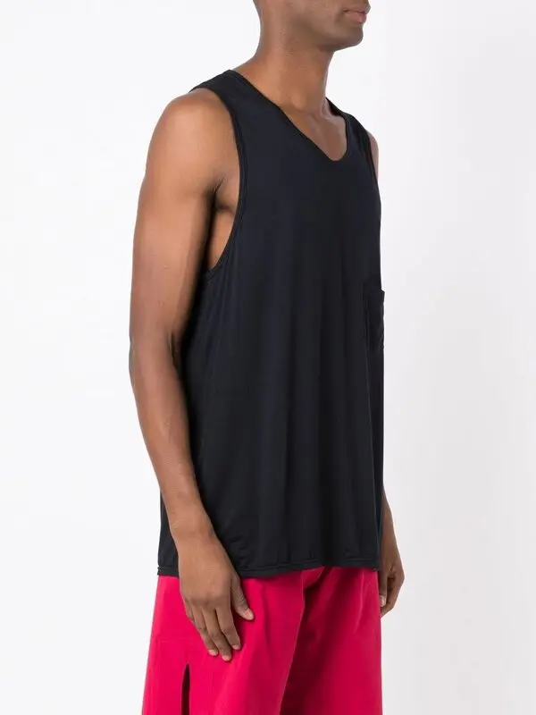AMIR SLAMA Patch Pocket Tank Top