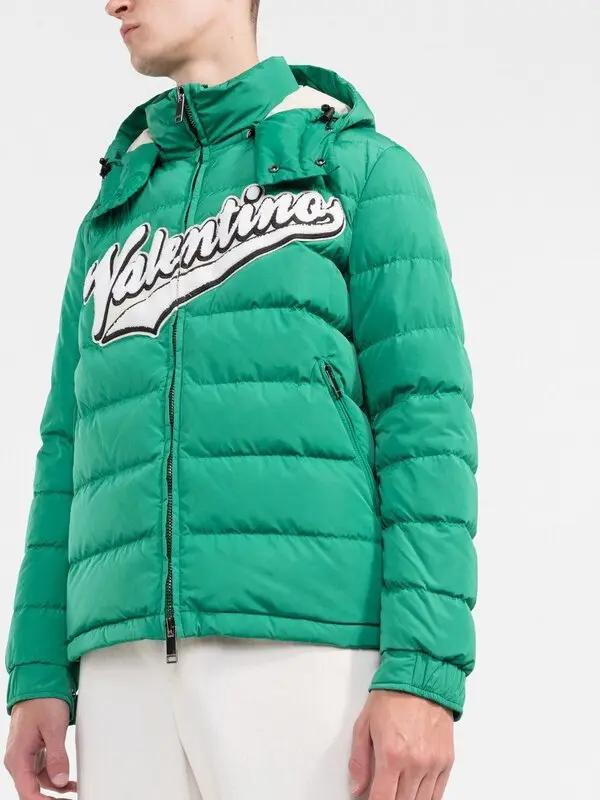 Valentino Garavani Logo-patch Puffer Jacket