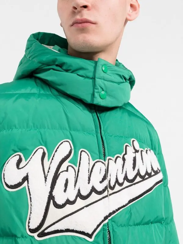 Valentino Garavani Logo-patch Puffer Jacket