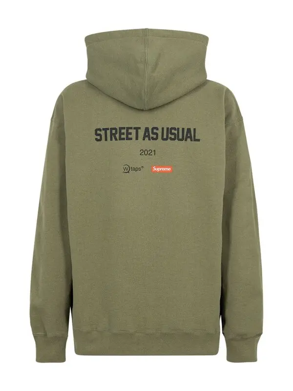 Supreme X Wtaps Sic'em! Hoodie - Green
