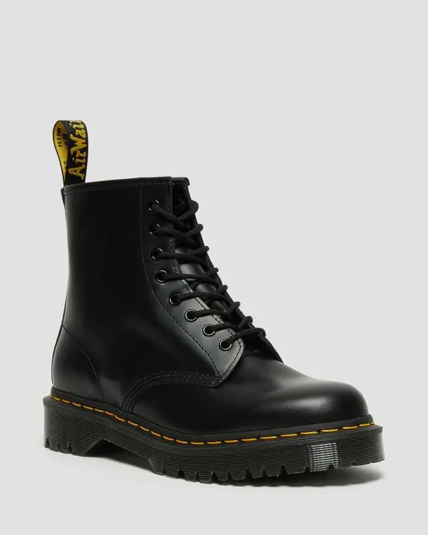 Dr. Martens 1460 Bex Leather Lace-up Boots - Black