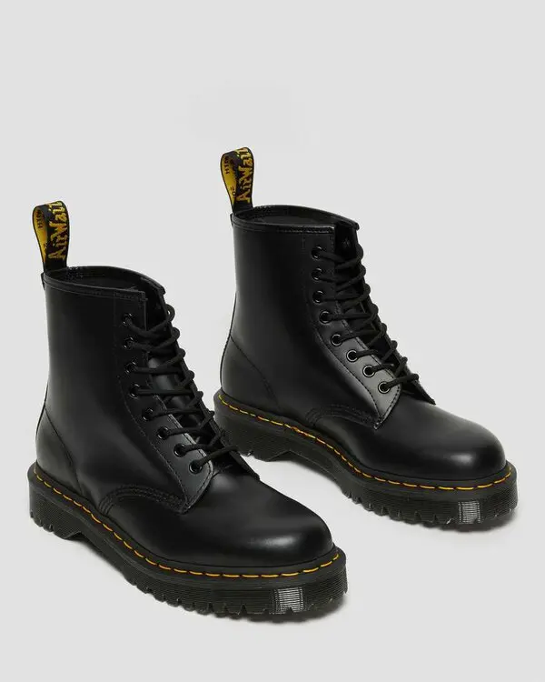 Dr. Martens 1460 Bex Leather Lace-up Boots - Black
