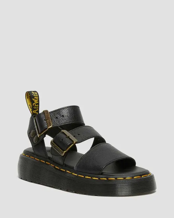 Dr. Martens Gryphon Pisa Leather Platform Sandals