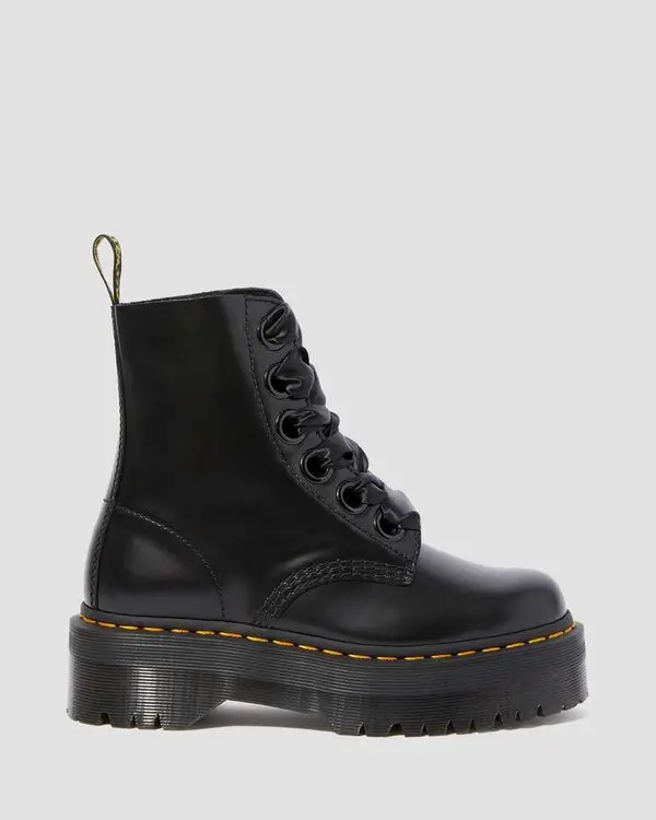 Dr. Martens Molly Leather Platform Boots