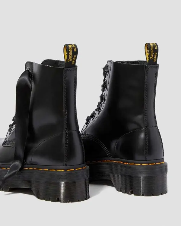 Dr. Martens Molly Leather Platform Boots