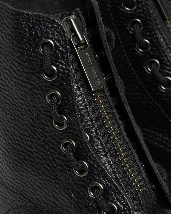 Dr. Martens Sinclair Milled Nappa Leather Platform Boots - Black