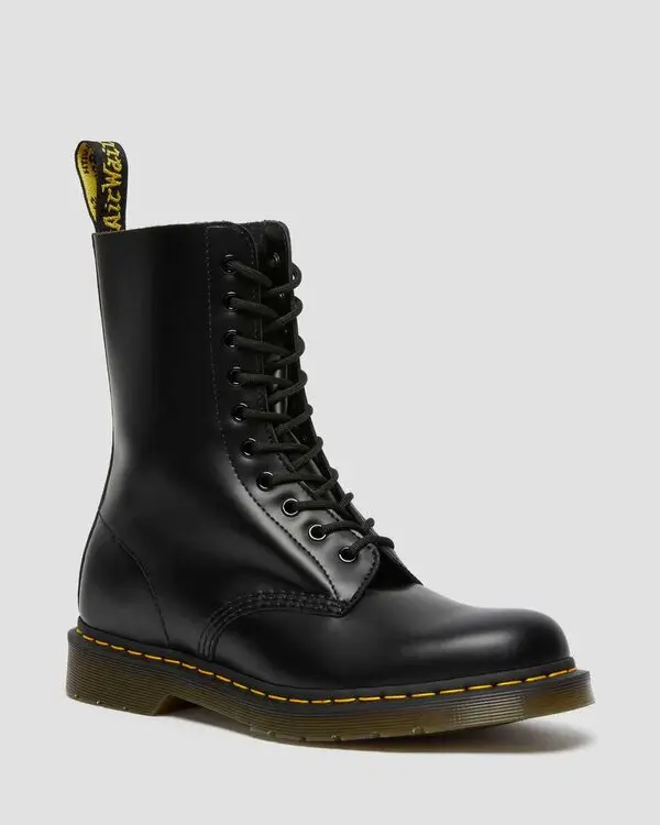Dr. Martens 1490 Smooth Leather Mid-calf Boots
