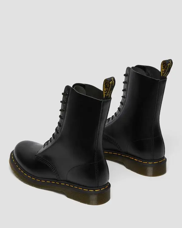 Dr. Martens 1490 Smooth Leather Mid-calf Boots