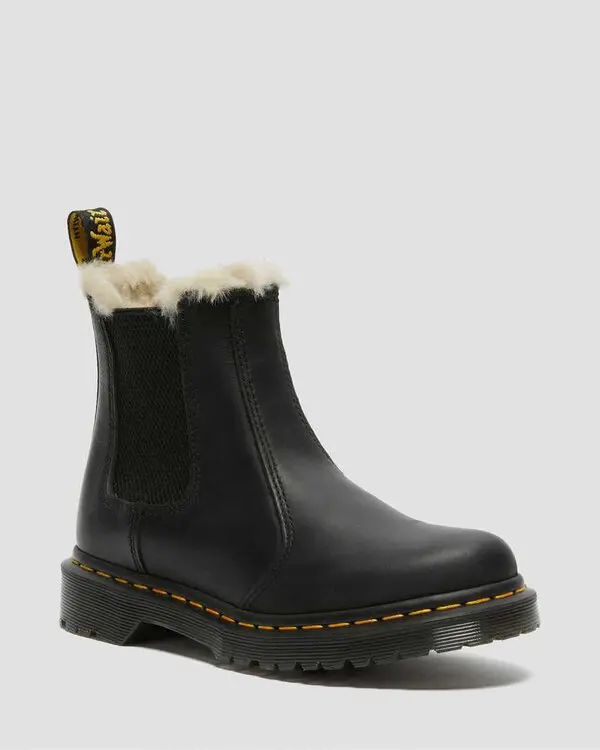 Dr. Martens 2976 Faux Fur Lined Chelsea Boots