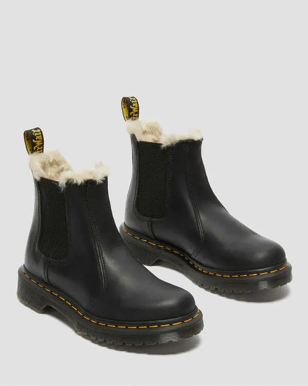 Dr. Martens 2976 Faux Fur Lined Chelsea Boots