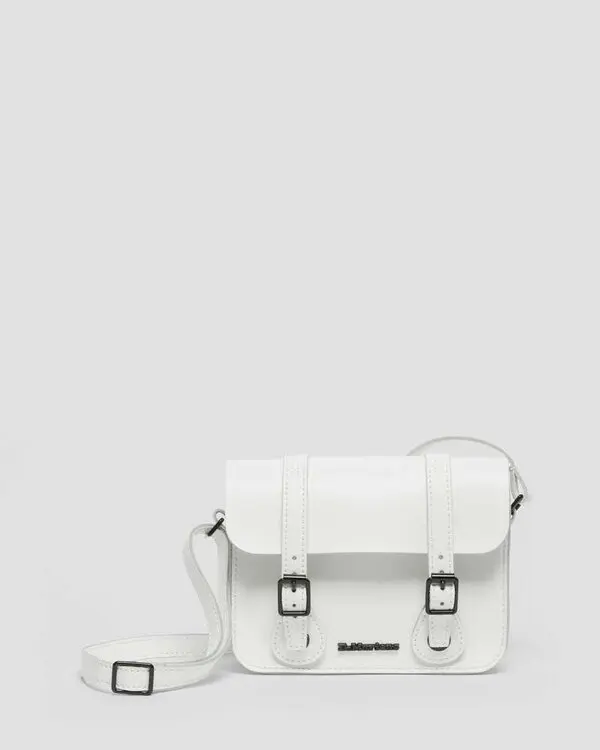 Dr. Martens 7-Inch Leather Crossbody Bag - White - 24% Off