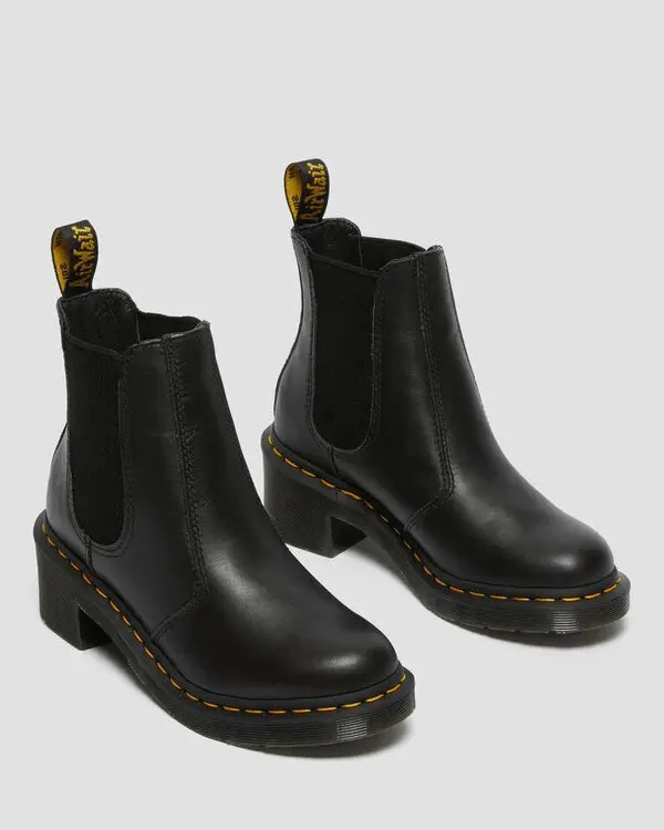 Dr. Martens Cadence Leather Heeled Chelsea Boots