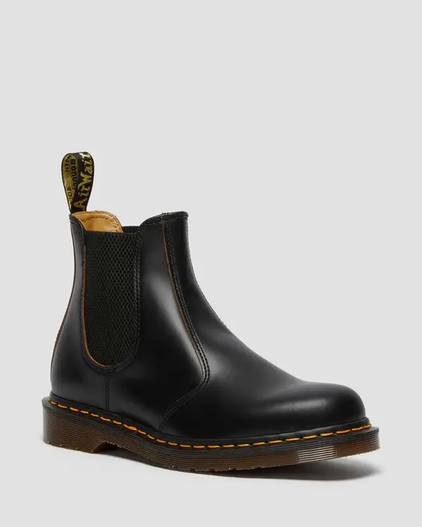 Dr. Martens 2976 Vintage Made In England Chelsea Boots - Black