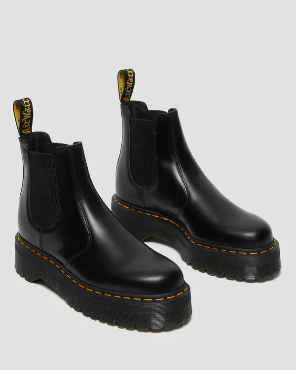 Dr. Martens 2976 Platform Chelsea Boots - Black