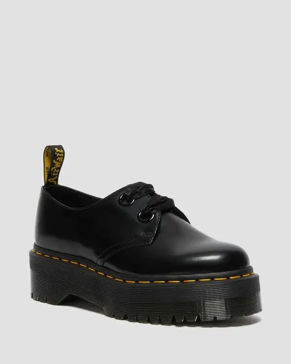 Dr. Martens Holly Leather Platform Shoes