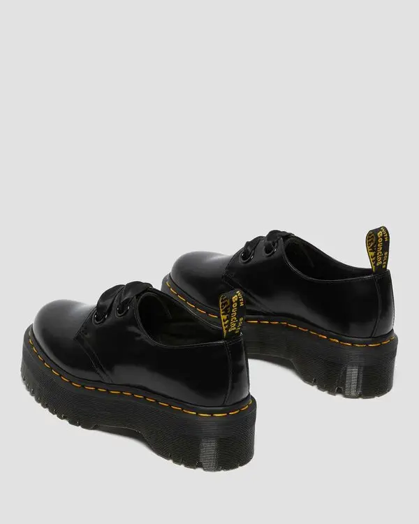 Dr. Martens Holly Leather Platform Shoes