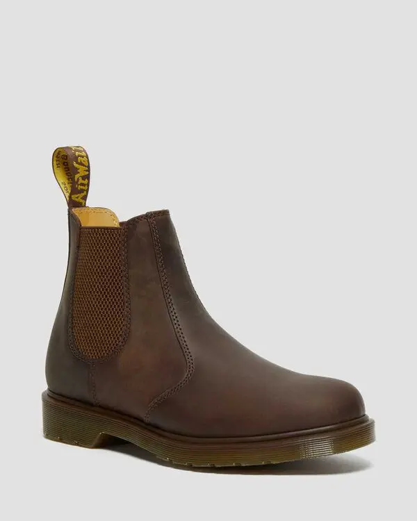 Dr. Martens 2976 Crazy Horse Leather Chelsea Boots - Brown