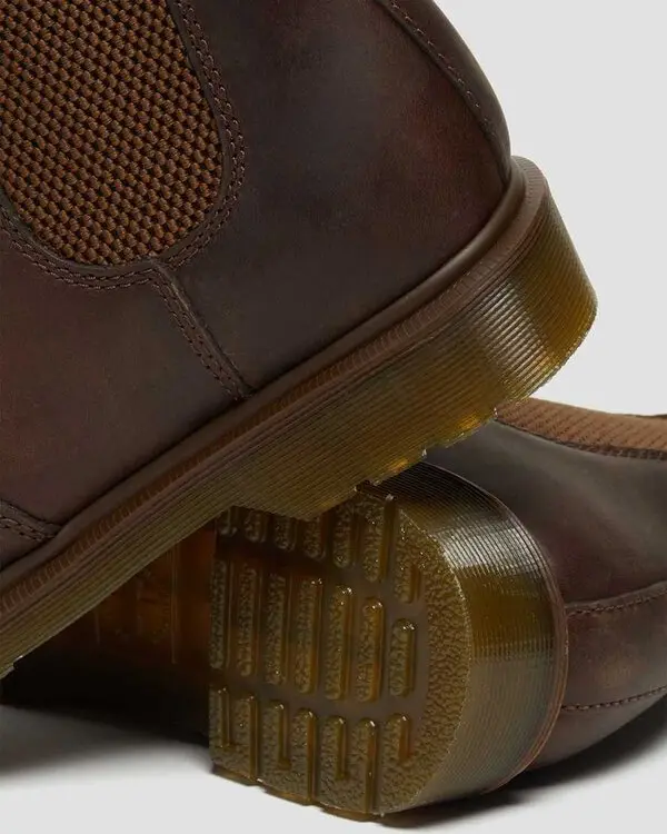 Dr. Martens 2976 Crazy Horse Leather Chelsea Boots - Brown