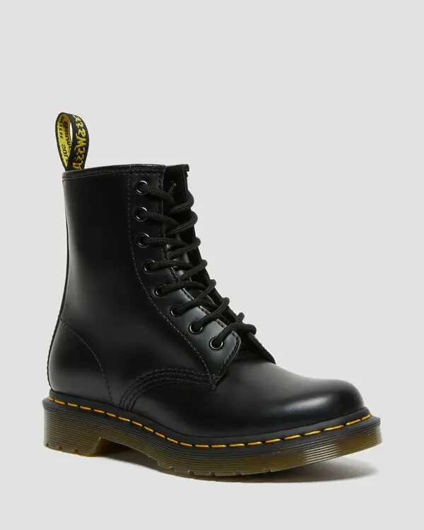 Dr. Martens 1460 Smooth Leather Lace-up Boots - Black