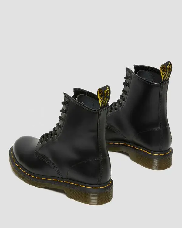 Dr. Martens 1460 Smooth Leather Lace-up Boots - Black