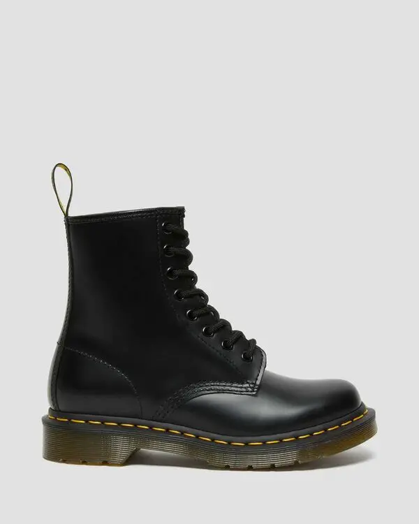 Dr. Martens 1460 Smooth Leather Lace-up Boots - Black