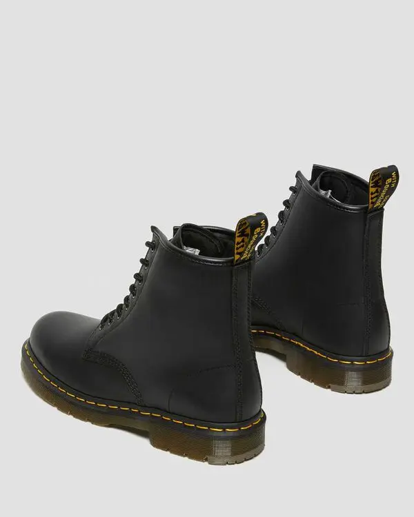 Dr. Martens 1460 Slip Resistant Leather Lace-up Boots - Black