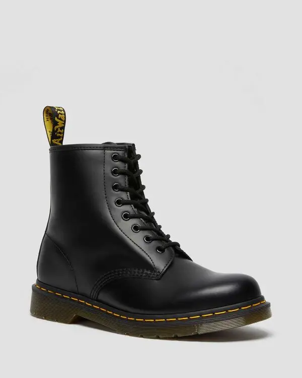 Dr. Martens 1460 Smooth Leather Lace-up Boots - Black