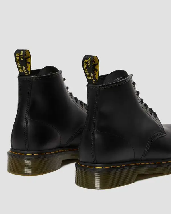 Dr. Martens 101 Smooth Leather Ankle Boots - Black