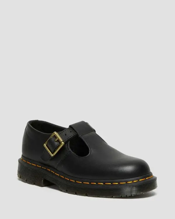 Dr. Martens Polley Slip Resistant Mary Jane Shoes - Black