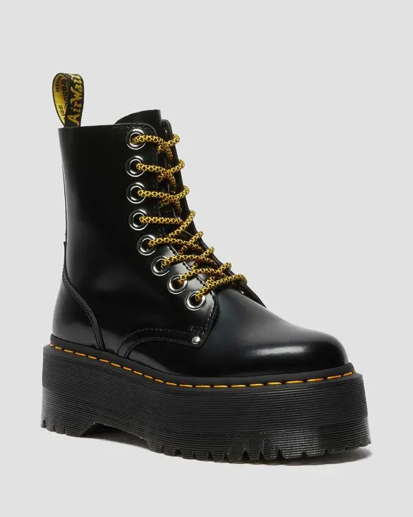 Dr. Martens Jadon Max Platform Boots - Black