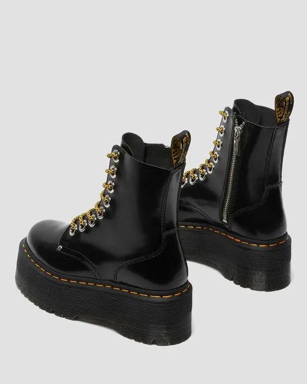 Dr. Martens Jadon Max Platform Boots - Black