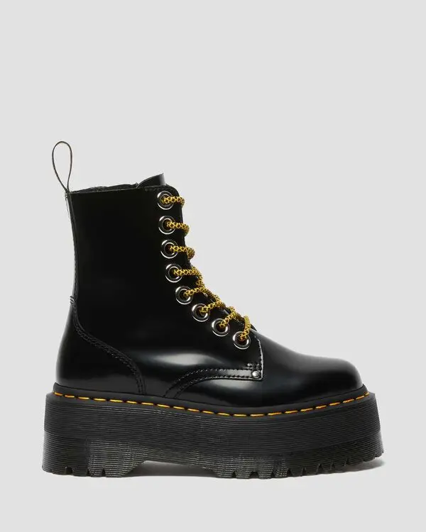 Dr. Martens Jadon Max Platform Boots - Black