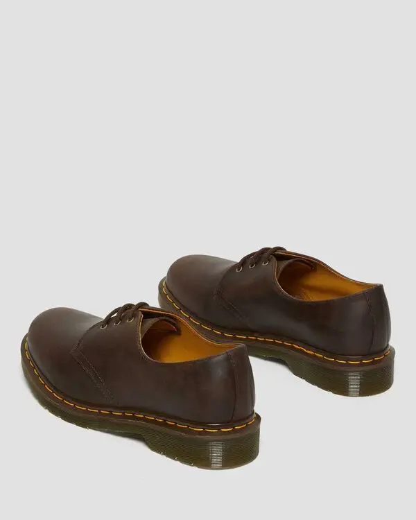 Dr. Martens 1461 Crazy Horse Leather Oxford Shoes - Brown