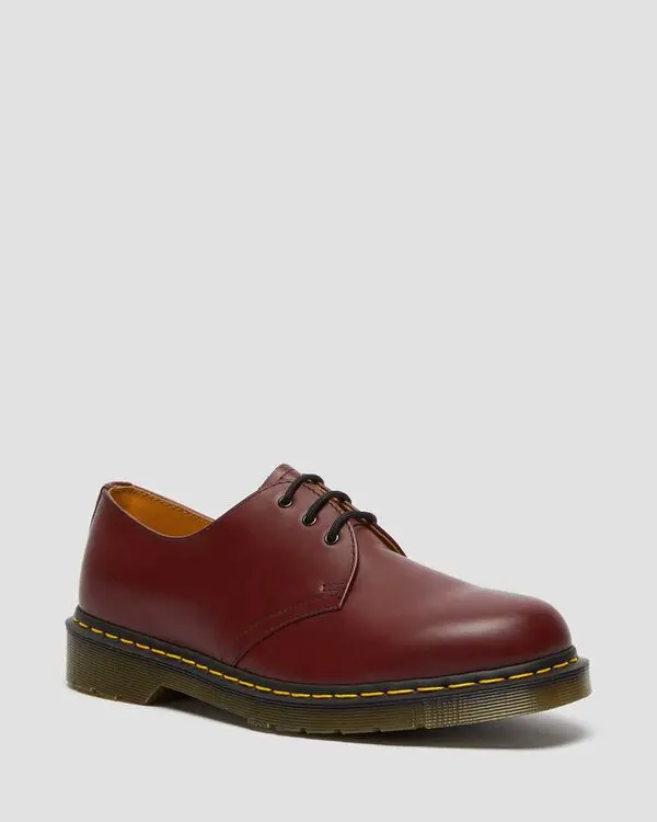 Dr. Martens 1461 Smooth Leather Oxford Shoes - Red