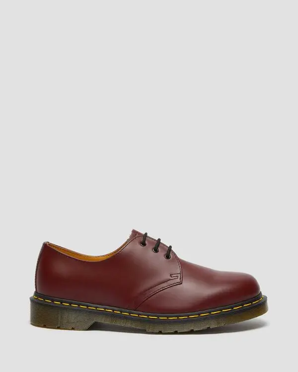 Dr. Martens 1461 Smooth Leather Oxford Shoes - Red
