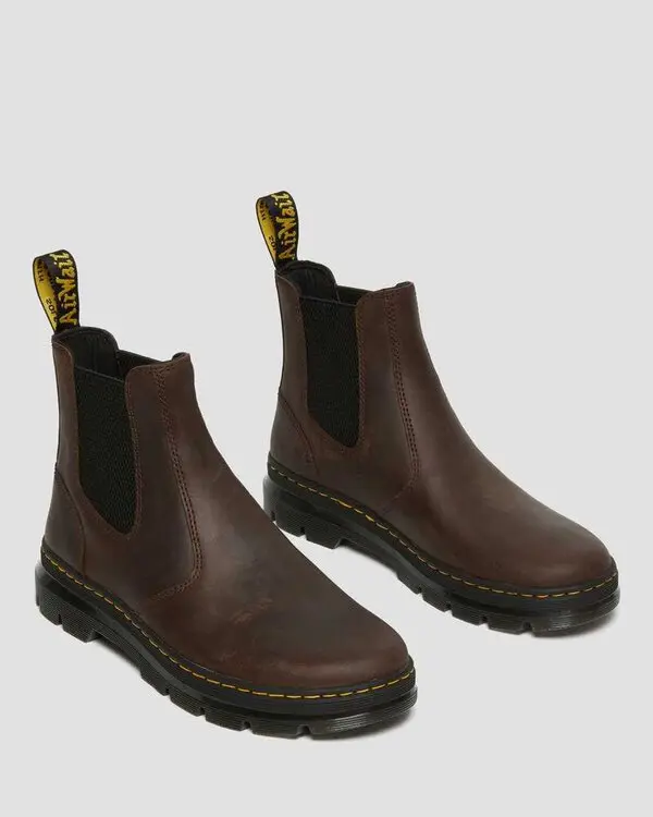 Dr. Martens Embury Crazy Horse Leather Chelsea Boots - Brown