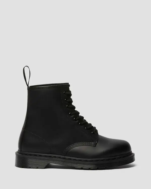 Dr. Martens 1460 Mono Smooth Leather Lace Up Boots - Black