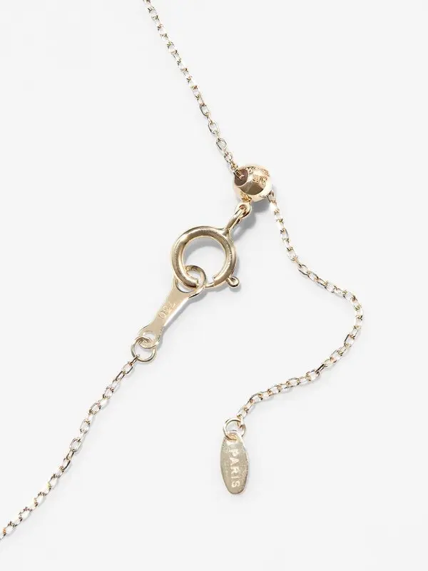 PERSEE 18k Yellow Chakras Sapphire Necklace