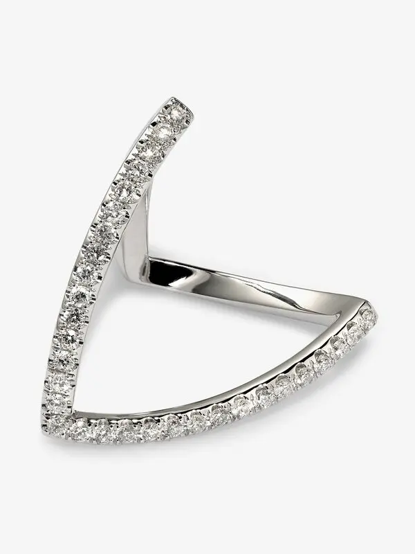 Yvonne Léon 18k Gold Viviane Diamond Ring