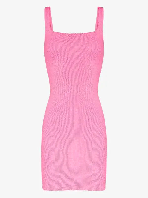 hunza g crinkle iconic mini beach dress Tank - Pink Talla:40 SKU|M-MACKLIN-BLK01 NWT Anthropologie Maeve Blue Want a little more